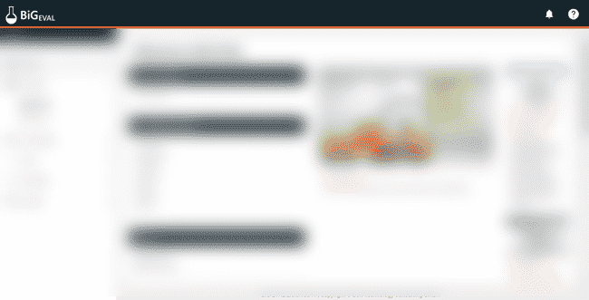 User Interface - BiG EVAL